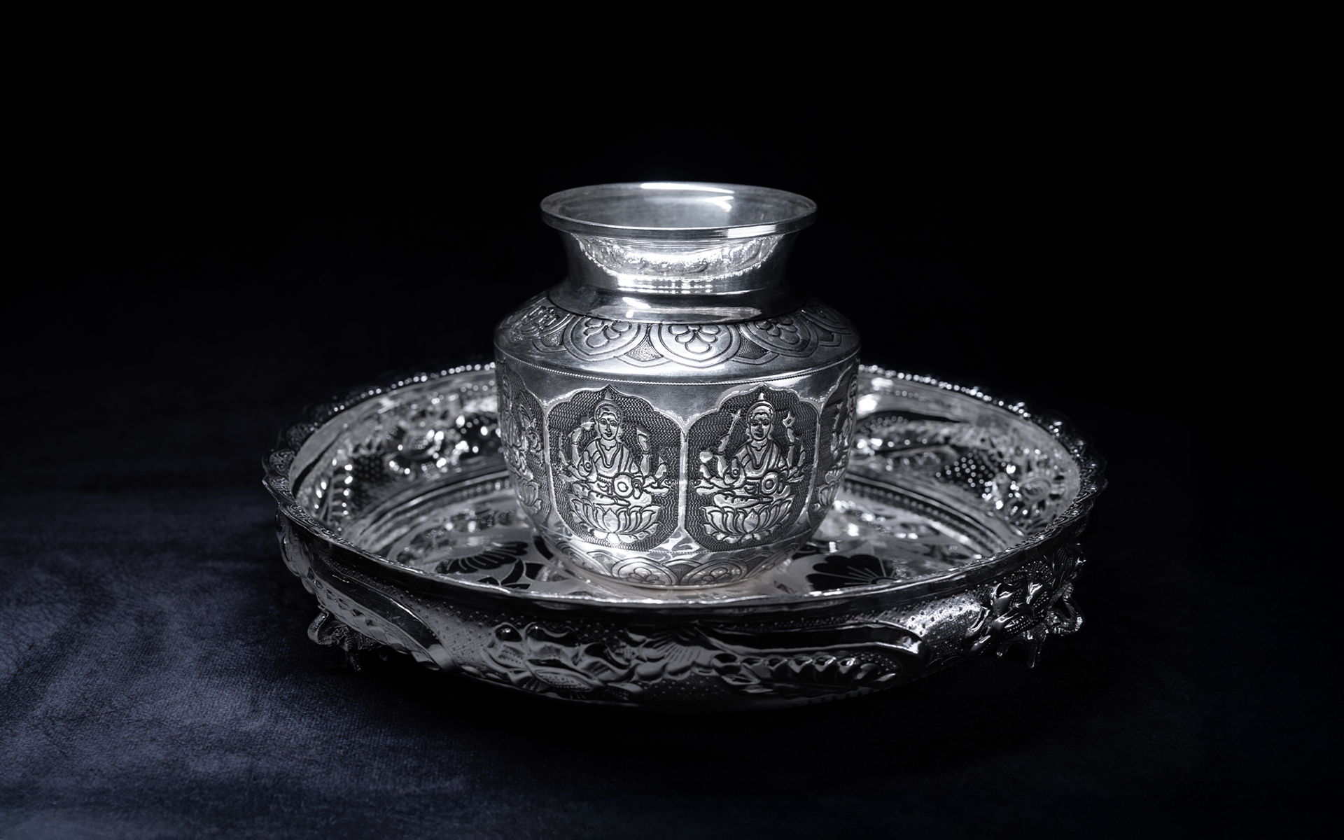 The Timeless Allure of Silver Pooja Articles by AKR Jewellers Grace and ...